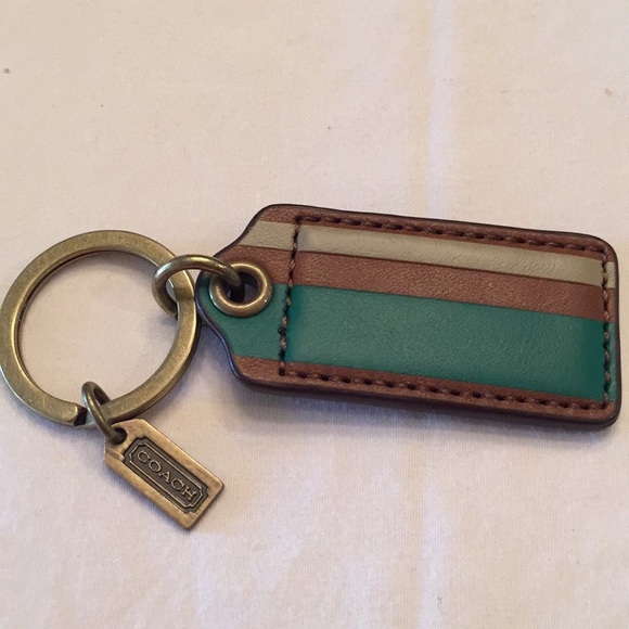Accessories | Coach Leather Key Chain | Poshmark